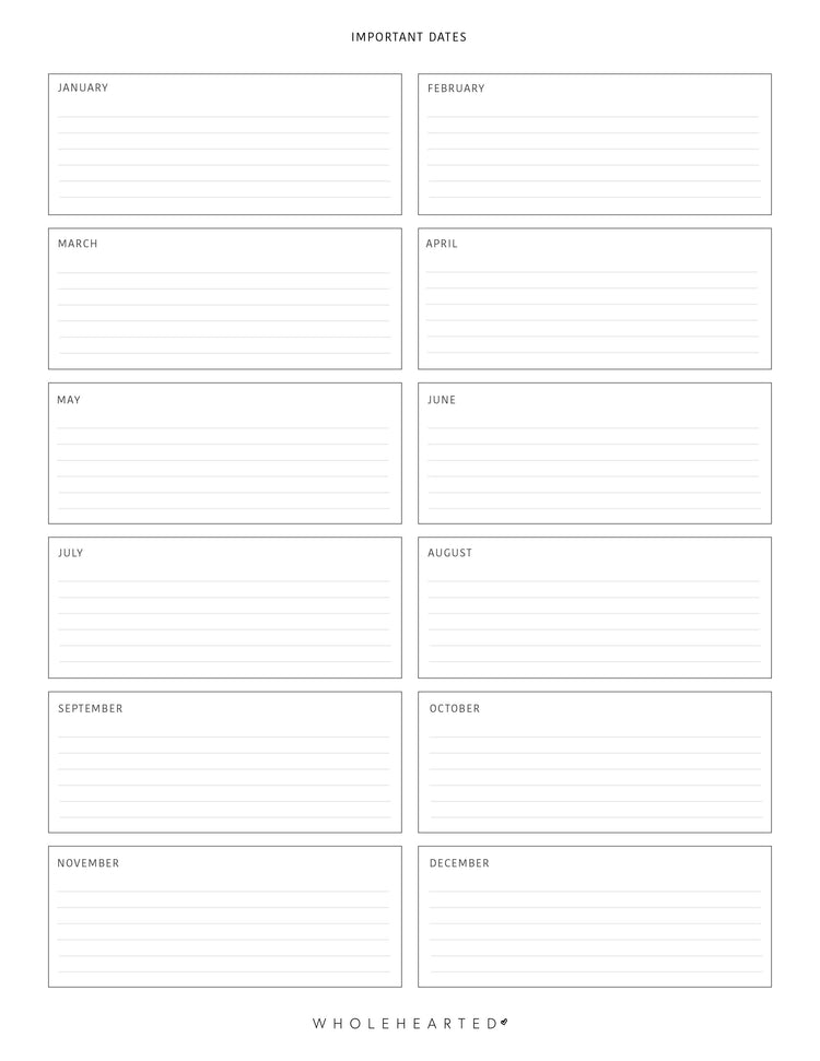 Wholehearted Freebie Library | Quiet Time Freebies
